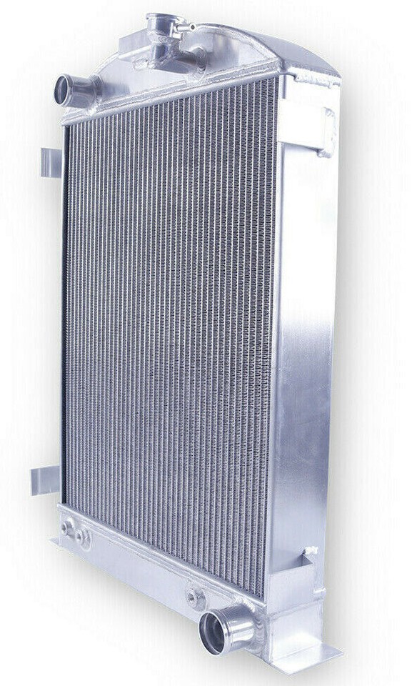 3-Row Aluminum Radiator for 32 Ford Hi-Boy Street Rod w/Chevy SBC ...