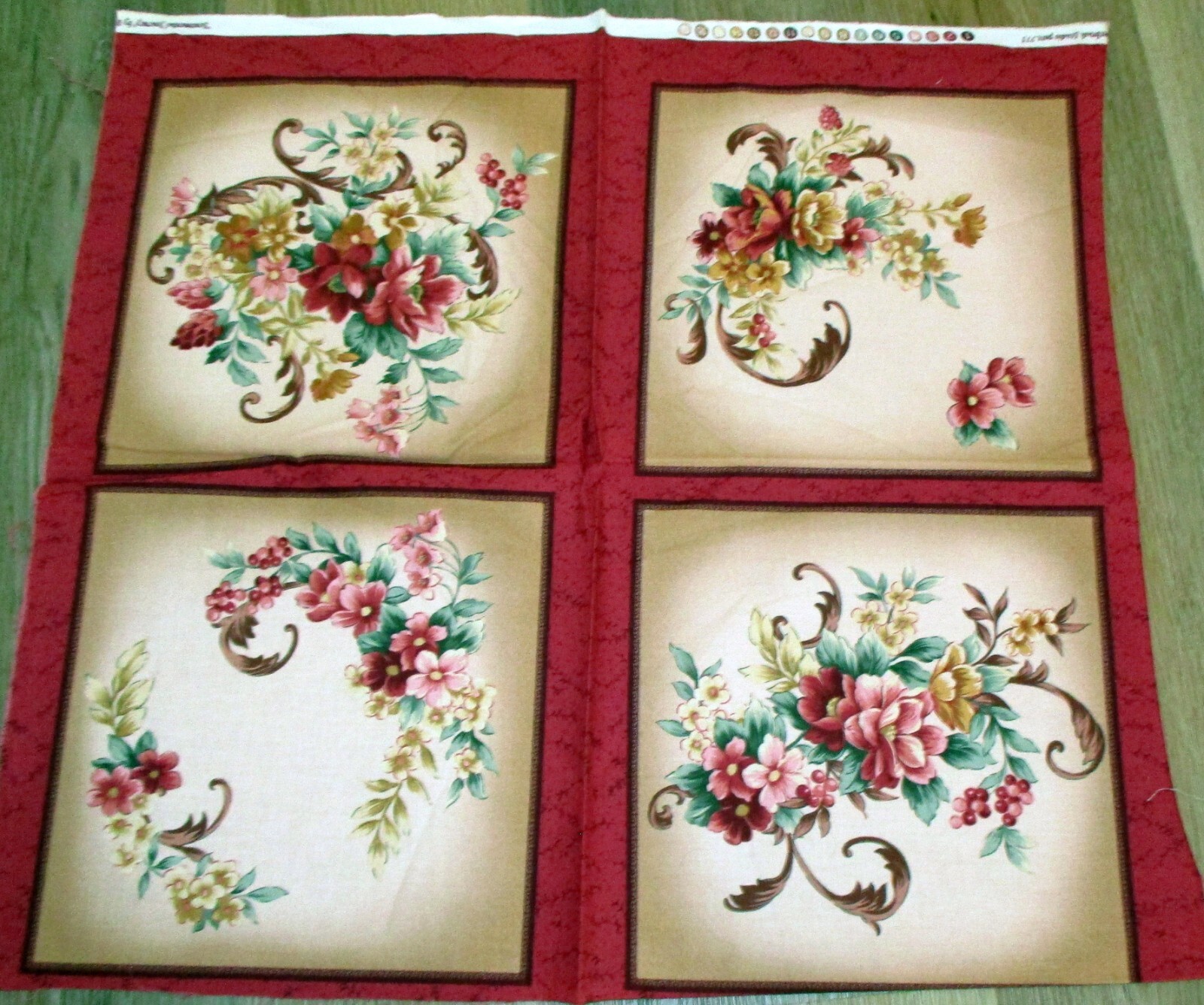 1 Pretty "Sentimental Journeyl" Cotton Quilting Crafting Sewing Fabric ...