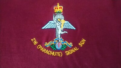 BRITISH ARMY ROYAL CORPS OF SIGNALS 216 (PARACHUTE) SIGNAL SQN HOODIE ...