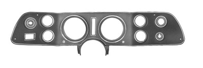 1970-72 Camaro Dash Instrument Carrier Black w/Chrome Trim | eBay