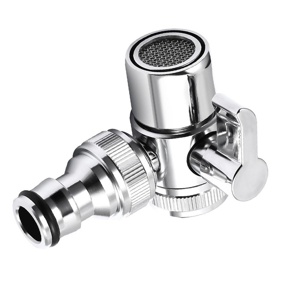 Faucet Splitter Washing Machine Water Line Splitter Sink Hose ...