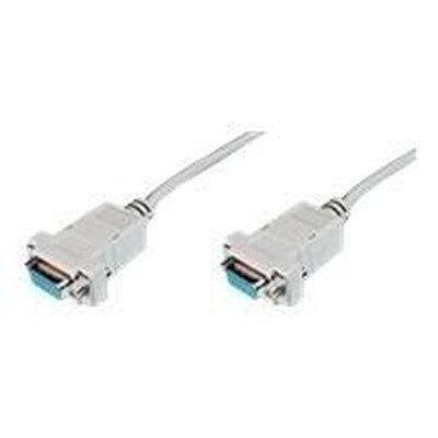 CAVO NULL MODEM COMPUTER SERIALE RS232 CROSSOVER (INCROCIATO) 9 POLI ...