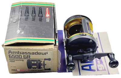 Abu Garcia Ambassadeur 6500 GR Round Baitcasting Reel NOS in Box | eBay