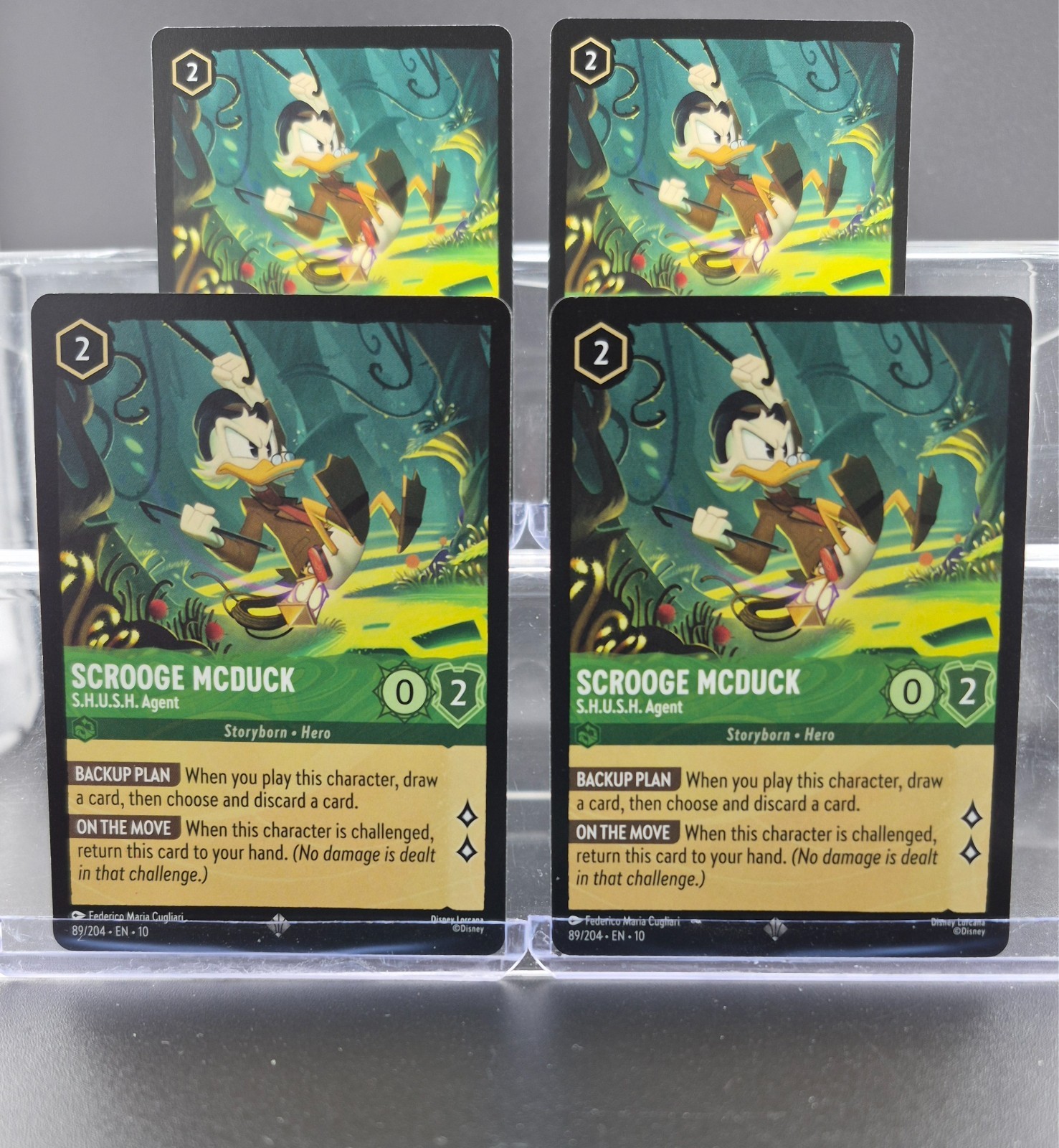 Disney Lorcana Scrooge McDuck - S.H.U.S.H. Agent 89/204 Whispers Well 4 ...