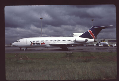 Orig 35mm airline slide Interair 727-116C ZS-IJH | eBay
