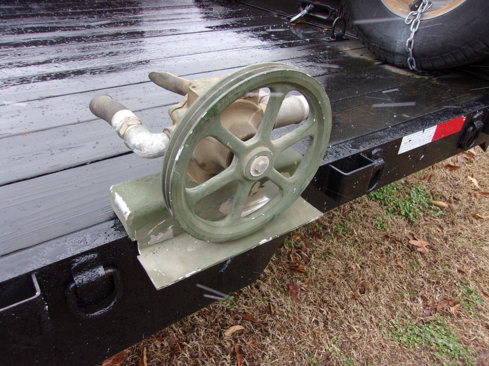 MILITARY SURPLUS WATER PUMP 1 1/4 INTAKE-GUESSING WOULD NEED A 5 HP ...