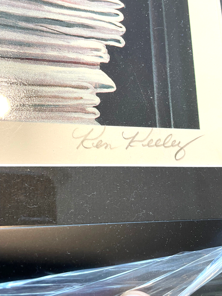 RARE KEN KEELEY "97 News Stand" 1997 325/425 SIGNED Artist Proof ...