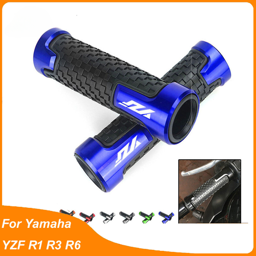 Motorcycle 7/8" Handle Bar Hand Grip For Yamaha YZFR1 YZFR6 YZF R1 YZF ...