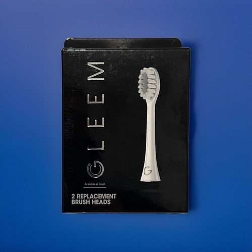 GLEEM (2) Replacement Brush Heads - Toothbrush **NEW* | eBay