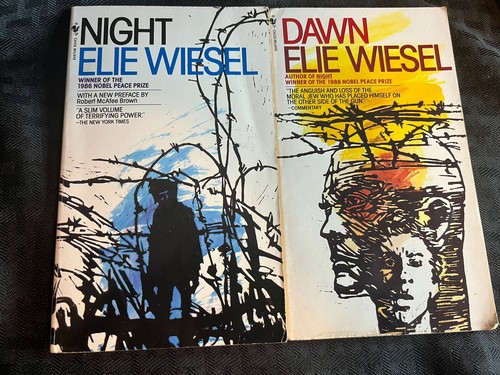 Elie Wiesel Night & Dawn Holocaust Auschwitz World War II bantam ...