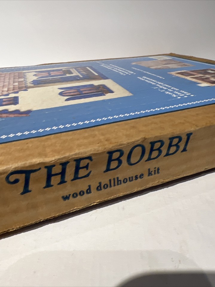 The Bobbi Wood Dollhouse Kit by Artply 1:12 Scale Tab & Slot 4 Rooms ...