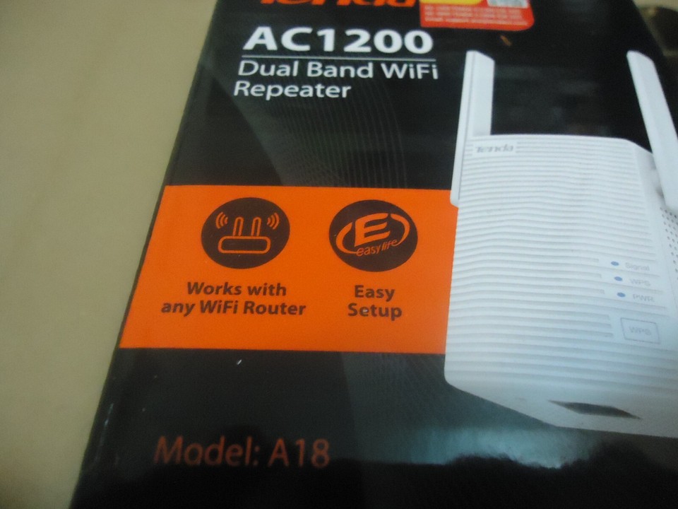 Tenda AC1200 Dual Band Wi-Fi Repeater (A18), | eBay