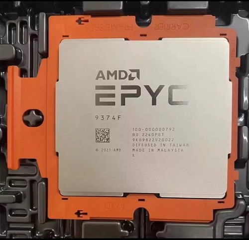 AMD EPYC Genoa 9374F 3.85GHz 32-Core 256MB 320W DDR5 Socket SP5 CPU ...