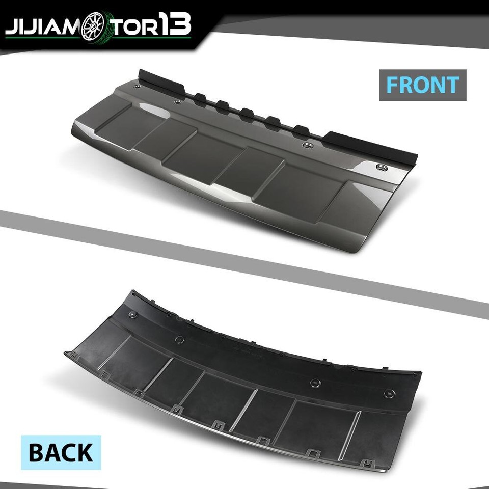 Black Bumper Tow Hook Cover Spoiler Skid Plate Fit For 2013-17 Range ...