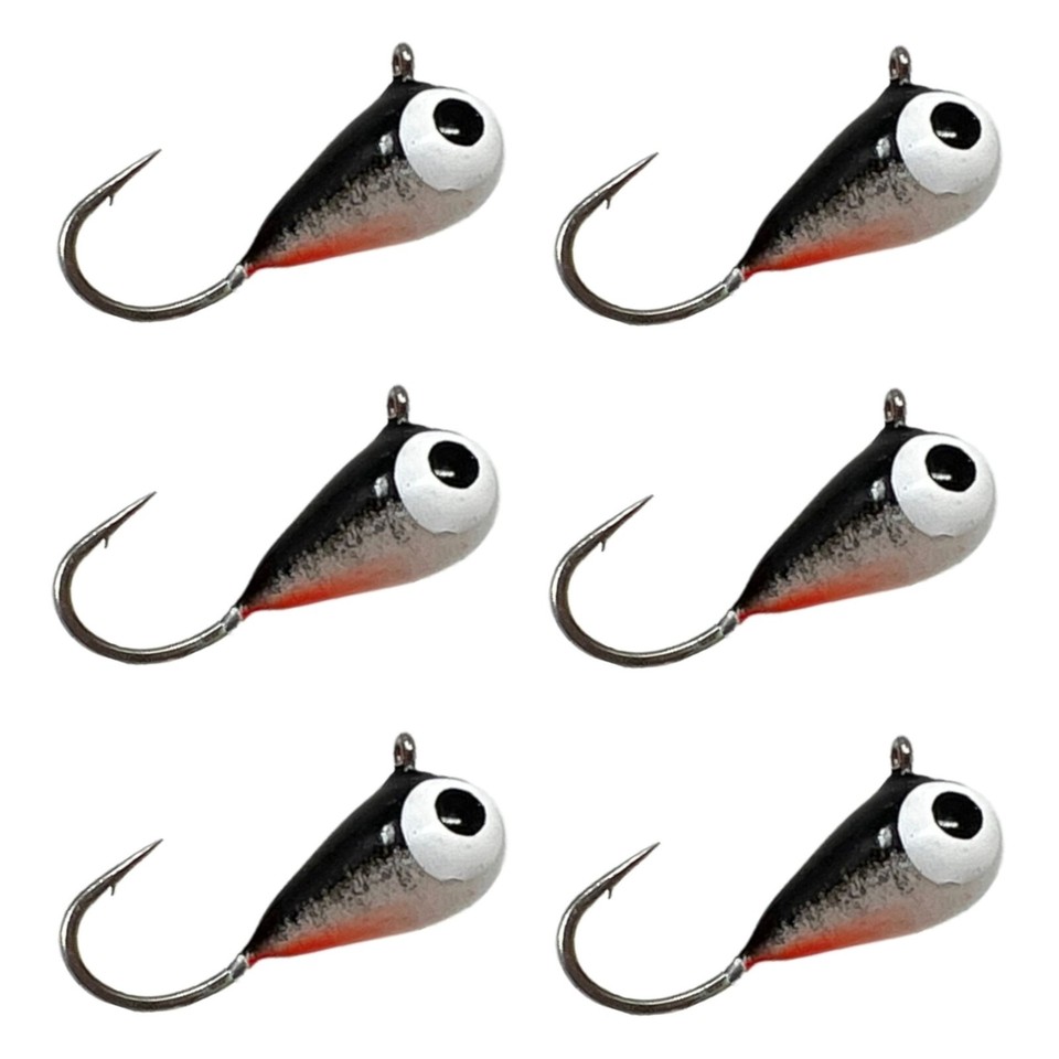 Reaction Tackle TUNGSTEN ICE FISHING Jigs- panfish/crappie/bluegill | eBay