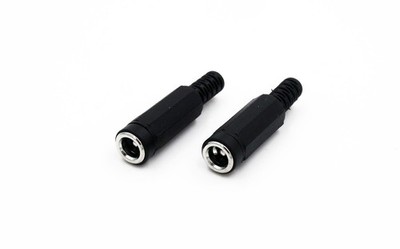 2 pcs 5.5mm X 2.5mm DC Power Barrel Female Plug wire connector Electric ...