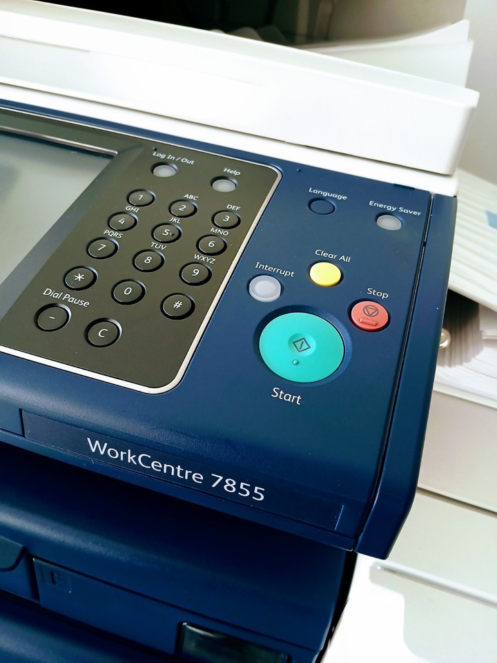 Xerox WorkCentre 7855 Color Copier Printer Scanner with Stapling ...