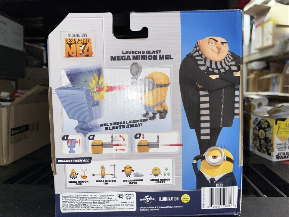 Illumination's Despicable Me 4 Mega Minion Mel Launch and Blast 4.5 ...