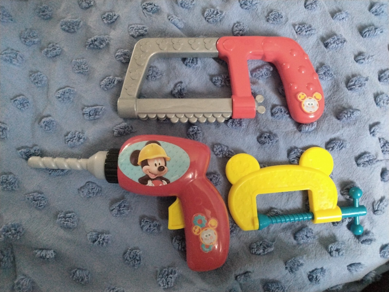 PLAY SET Mickey Mouse Club House TOOLS Drill Clamp Saw Replacement Part ...