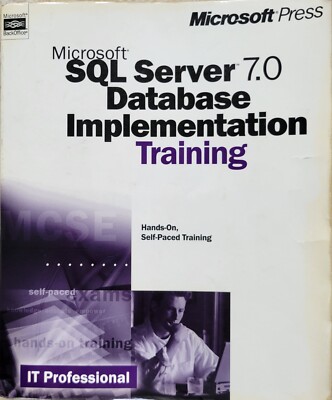 Vintage - Microsoft SQL Server 7.0 Database Implementation Training | eBay