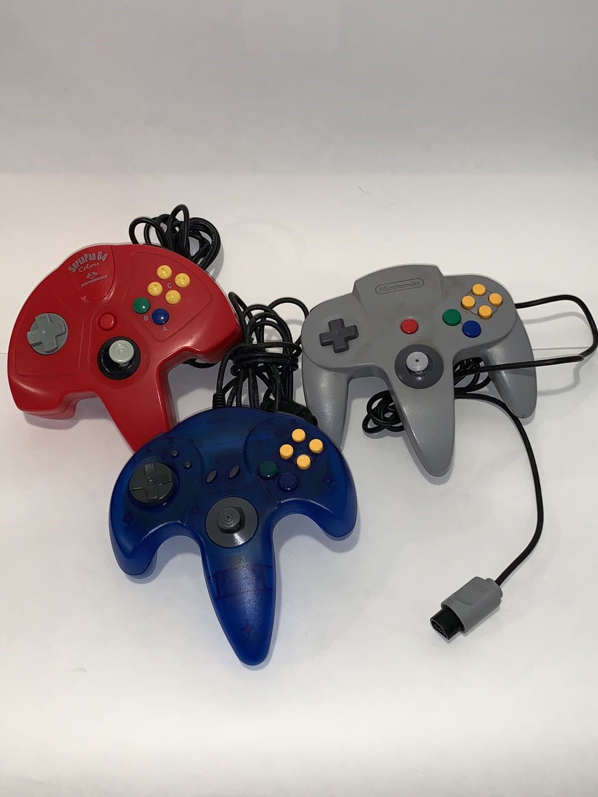 1 OEM Nintendo 64 Controller & 2 Other N64 Controllers | eBay