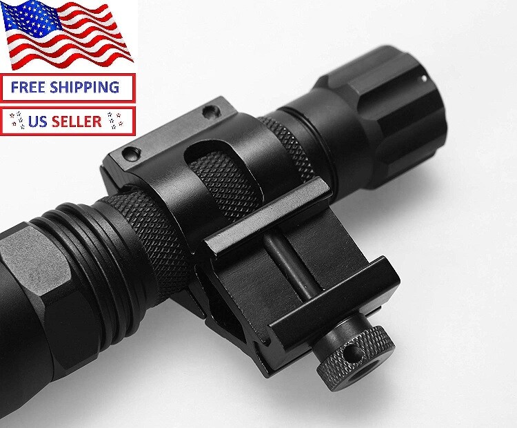 Sniper 1000 Lumen Flashlight LED Light with Picatinny Rail Mount ...