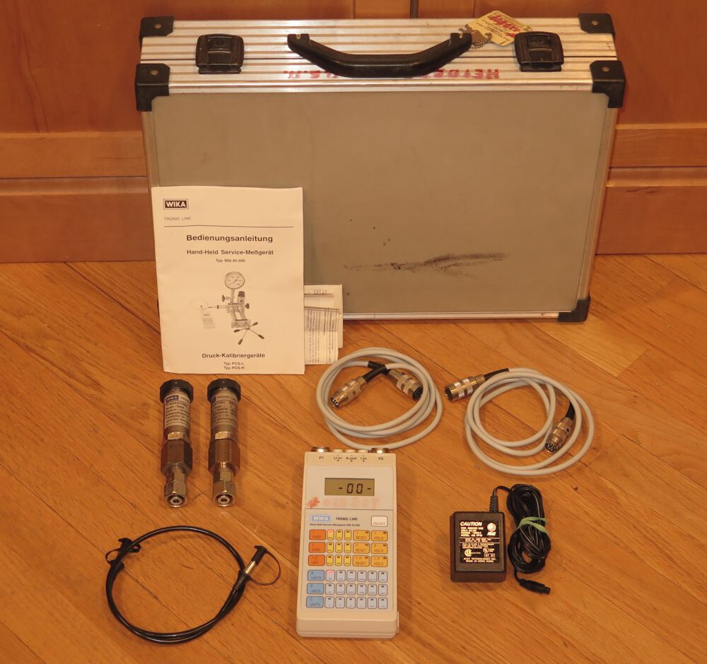 Wika Tronic Line Field Service Instrument 909.40.500 w/ Pressure ...