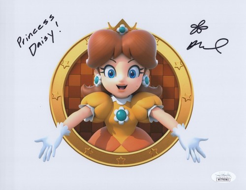 DEANNA MUSTARD Signed SUPER MARIO Daisy 8x10 Photo Autograph JSA COA ...