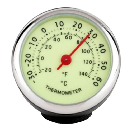 Small Round Thermometer Stick-on Temperature Gauge ℃/ °F Display for ...