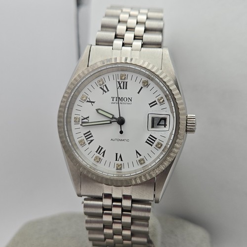 Vintage TIMON men's automatic watch Durowe 7522/4 Datejust style swiss ...