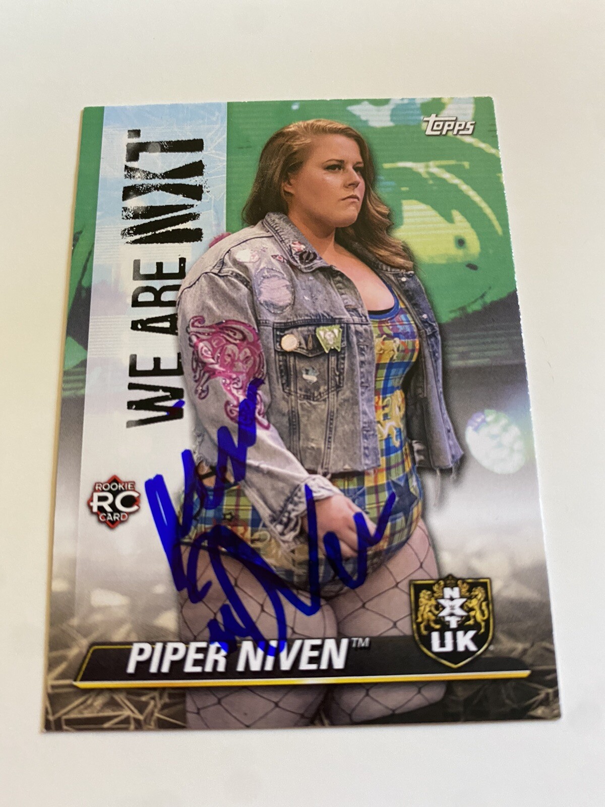 Piper Niven/Doudrop WWE/NXT Signed 2021 Topps NXT Roster Card # NXT-42 ...