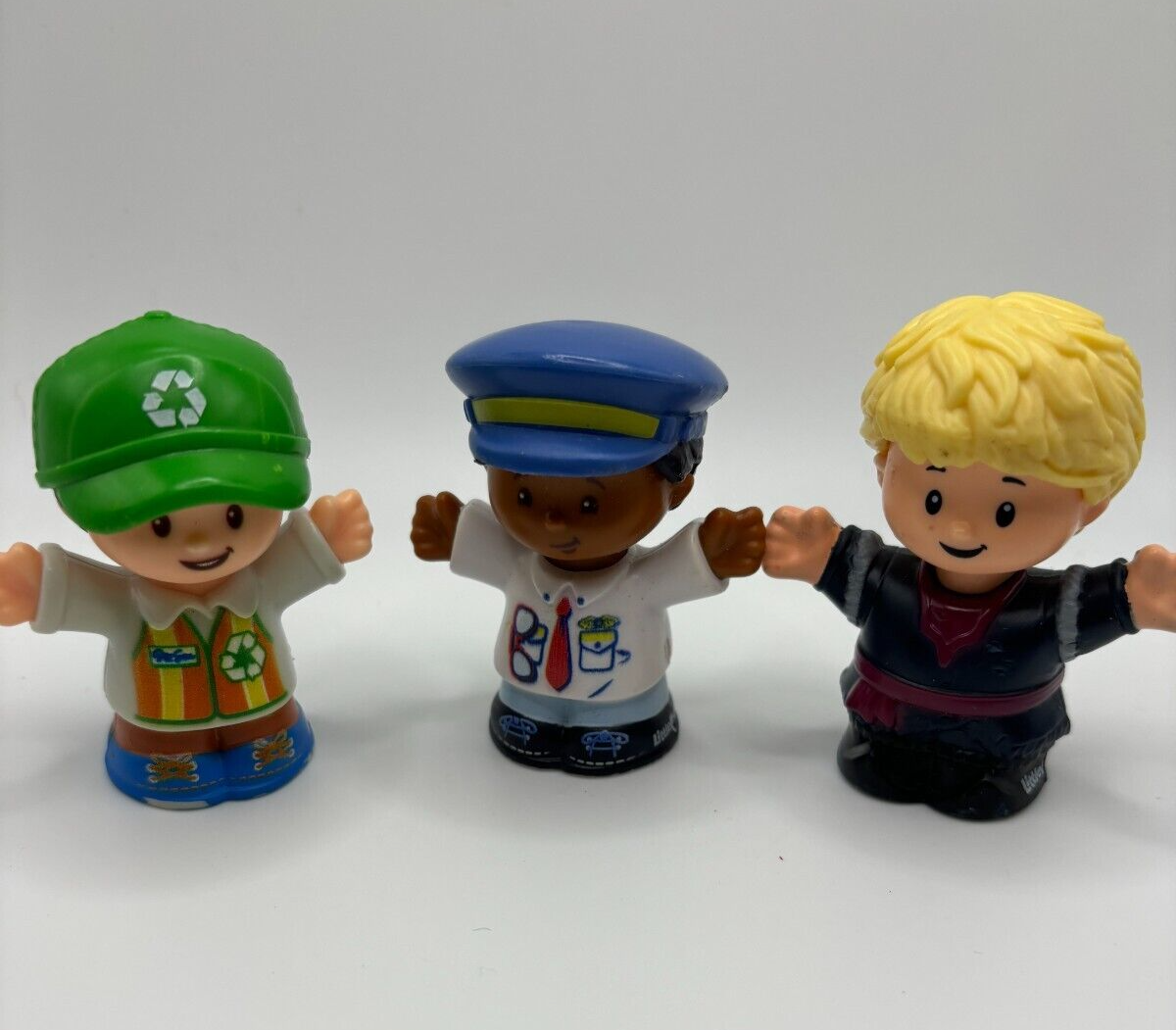 Fisher Price Little People 3 People Kristoff Frozen, Pilot, Recycle | eBay