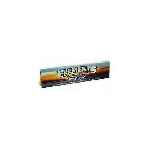 1 5 10 25 50 Elements Ultra Thin Rice King Size Slim Rolling Papers ...