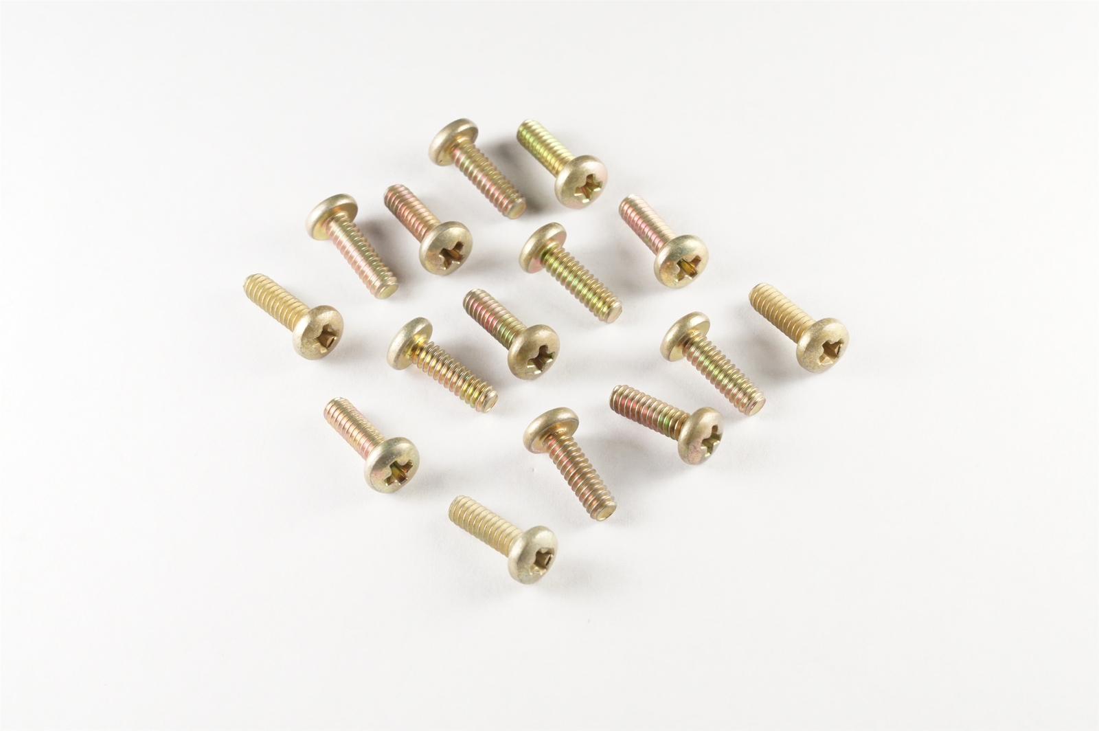 Lot of 15 MS35206-215 Screw Steel Pan Head Phillips #4-40 3/8" Cadmium ...