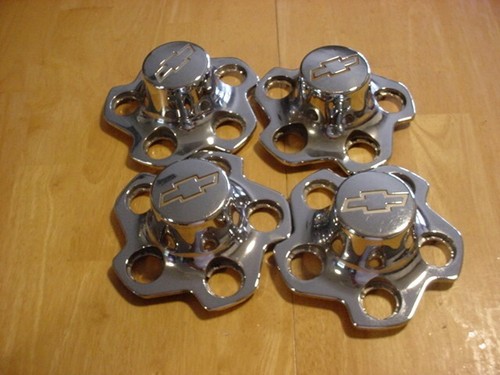 (4) 1994-97 Chevy S10 truck Blazer CHROME Wheel Center Caps 15710202 ...