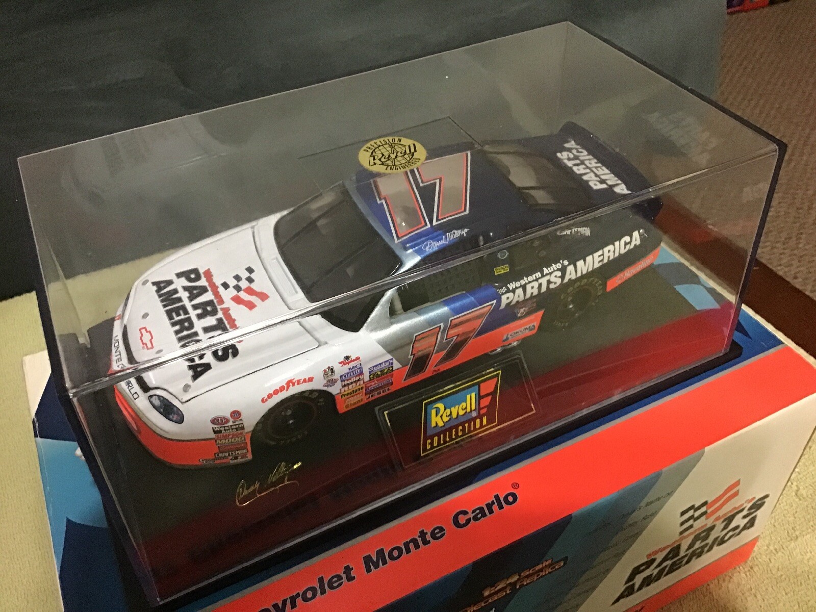 1997 Revell Collection DARRELL WALTRIP #17 Parts America 1/24 Scale ...