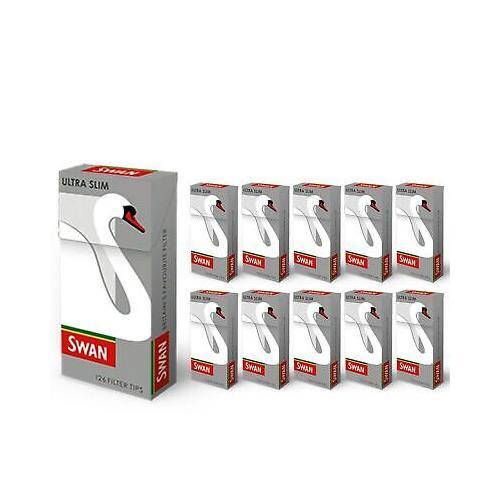 SWAN ULTRA SLIM Filter Tips Pre Cut Cigarette Tobacco Rolling Smoking ...