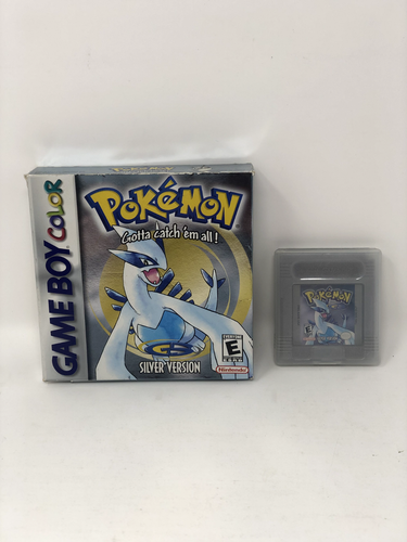 2000 Authentic Nintendo Gameboy Color Pokemon Silver Cartridge, Box ...