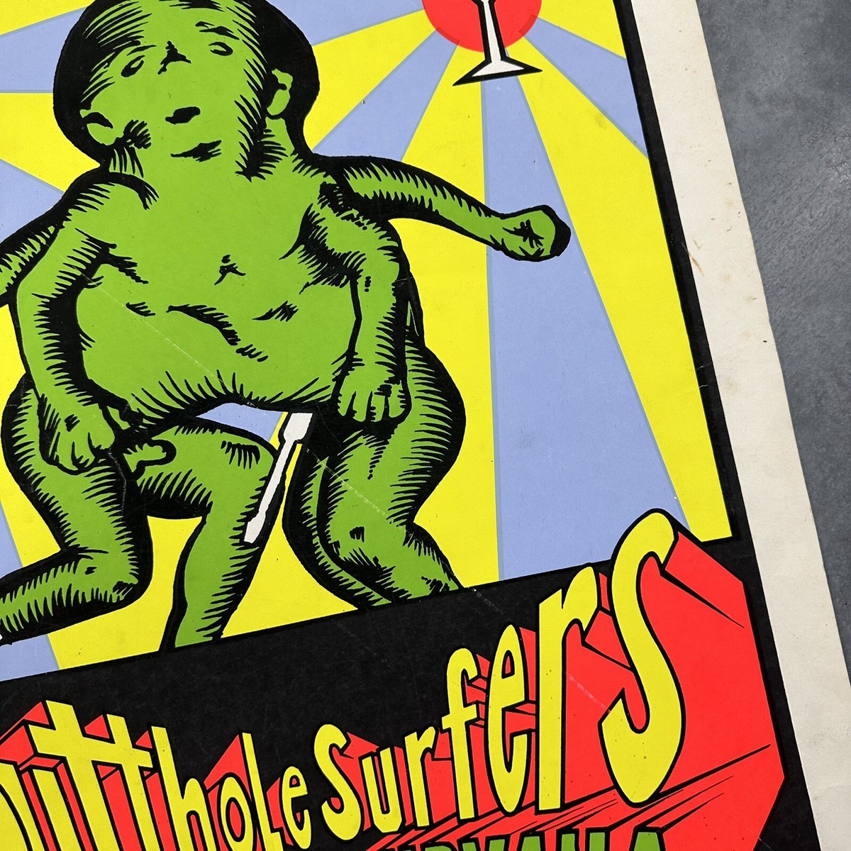 Nirvana Butthole Surfers Tad Poster Lee Bolton Signed Nirvana Butthole Surfers Tad Poster Lee Bolton Signed