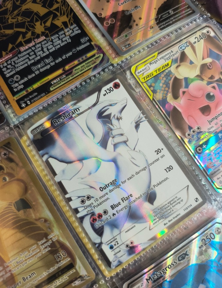 ⭐Modern Pokemon Collection Lot Binder Reshiram + Dragonite NM-LP.🔥 ...