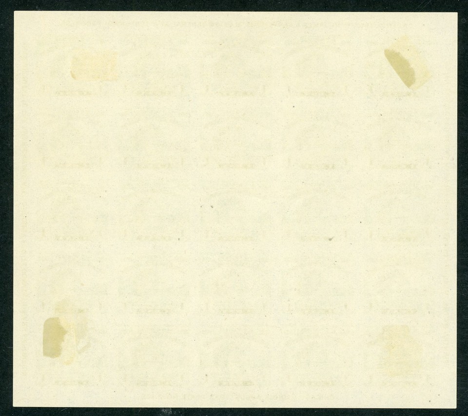 US Scott #730 Ft Dearborn 1¢ Imperforate Farley SS of 25 MH NGAI**FREE ...