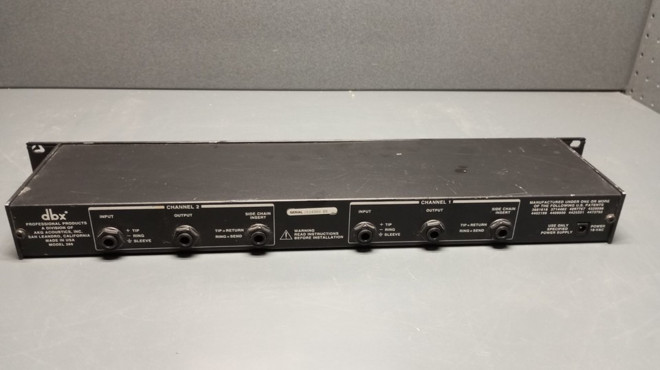 Vintage dbx 266 Project 1 Dual Compressor | eBay