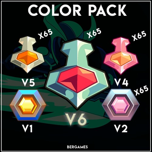 Brawlhalla Color Pack: Esports V3-V6 + Community Colors V1-V2 | eBay