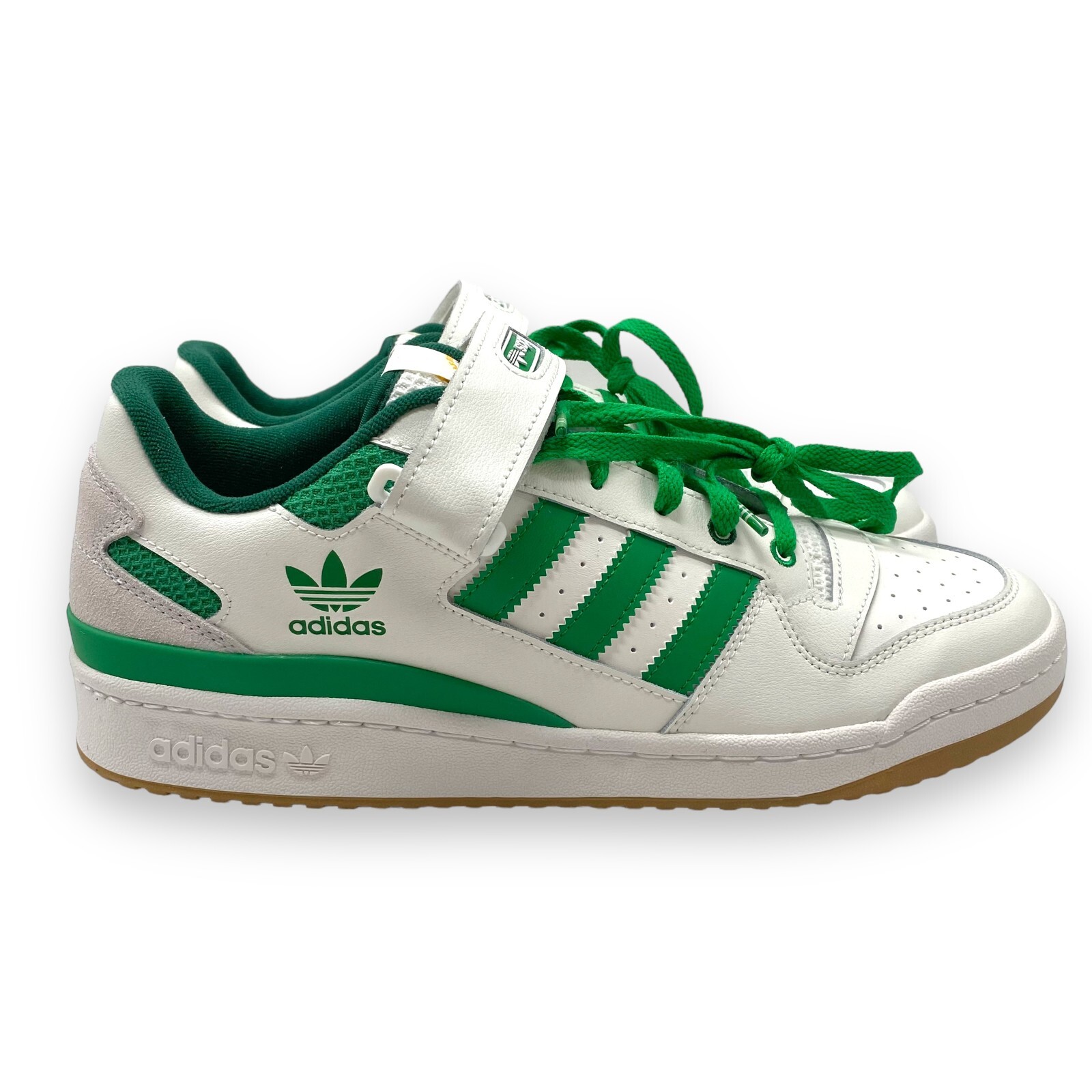 Adidas Forum Low Men's Size 12 US IE7175 White Green Leather Athletic ...