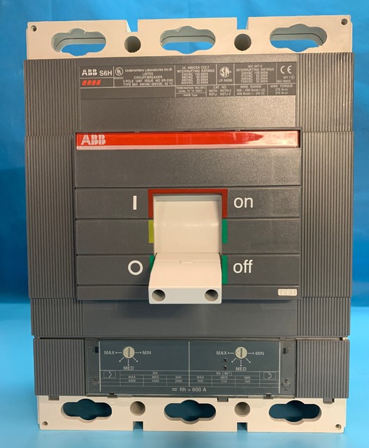 ABB S6H600TW 600 a Circuit Breaker SACE Isomax S6 H 800 3p 600v for ...