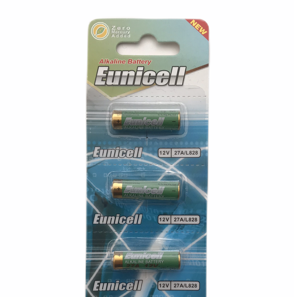 27A Batteries A27 12v MN27 EL812 L828 L828f Alkaline Eunicell Battery ...