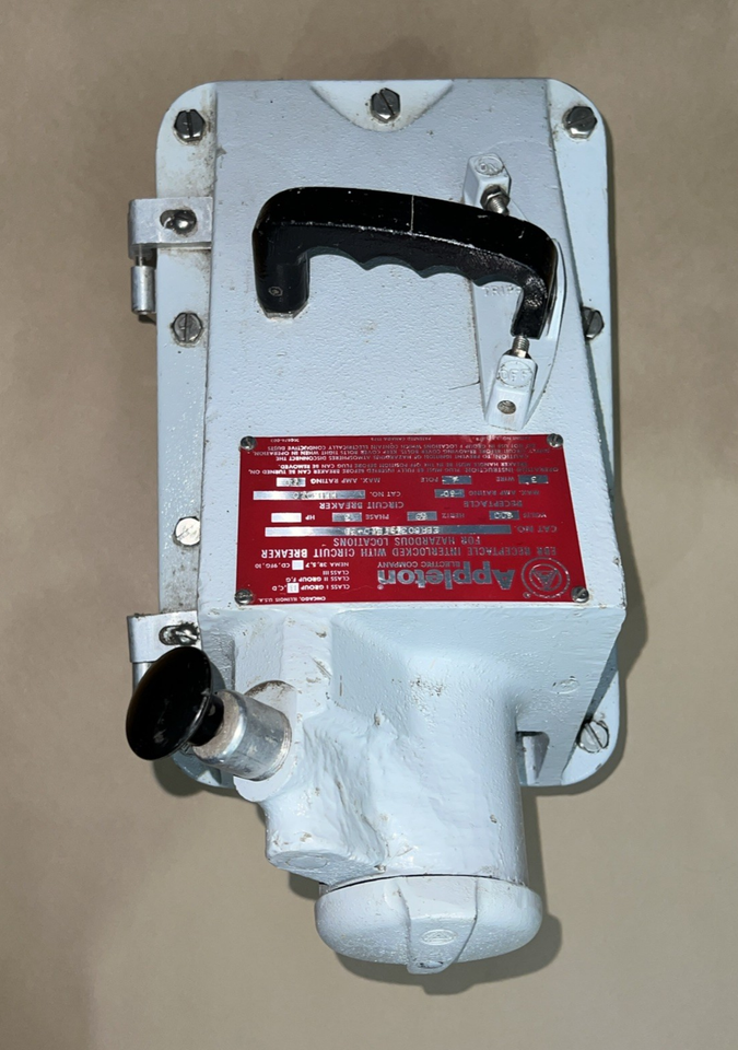 Appleton EBR6034EH50GB Interlocked Receptacle Enclosure With Plug 60 ...