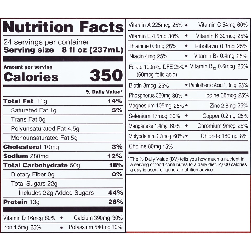 Equate Nutritional Shake Plus, Chocolate, 8 fl oz, 24 Count | eBay