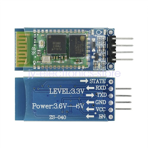 Wireless Serial 4 Pin Bluetooth RF Transceiver Module HC-06 RS232 With ...