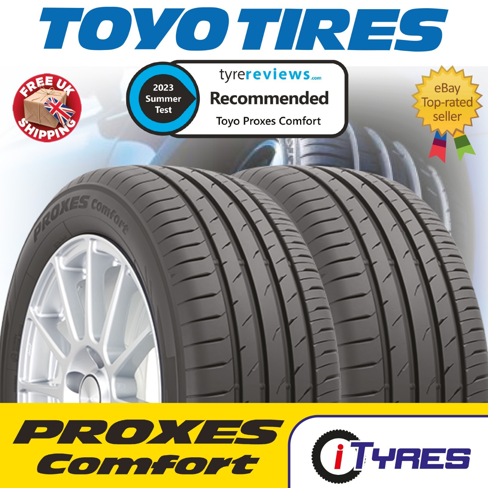 X2 195 45 16 84V XL TOYO PROXES COMFORT TOP QUALITY TYRES AMAZING A ...